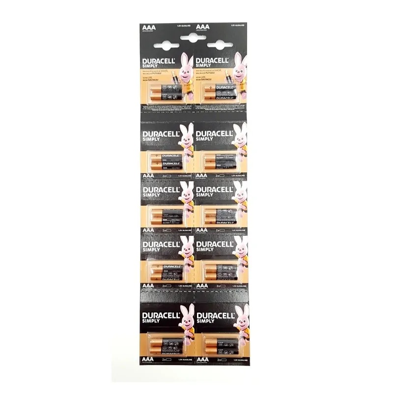 Set 2 Baterii AAA R3 Alcaline Duracell - Telecomenzi TV
